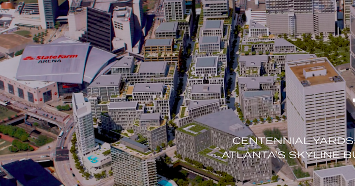 Fresh images emerge for $5B downtown megaproject Centennial Yards | Urbanize Atlanta